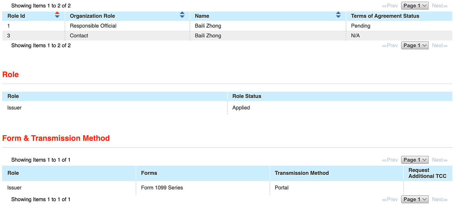 E-file Forms 1099 with IRIS for free - by Baili Zhong
