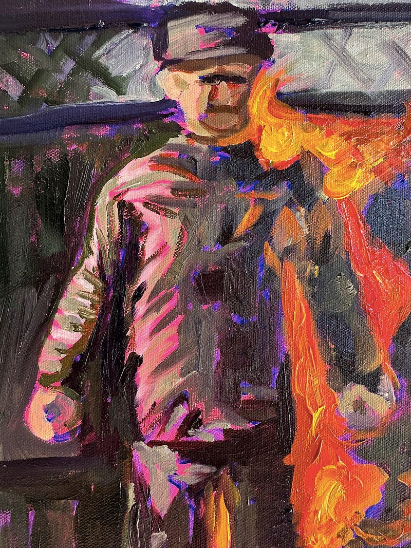 New Painting And Video: The Self-Immolation Of Aaron Bushnell