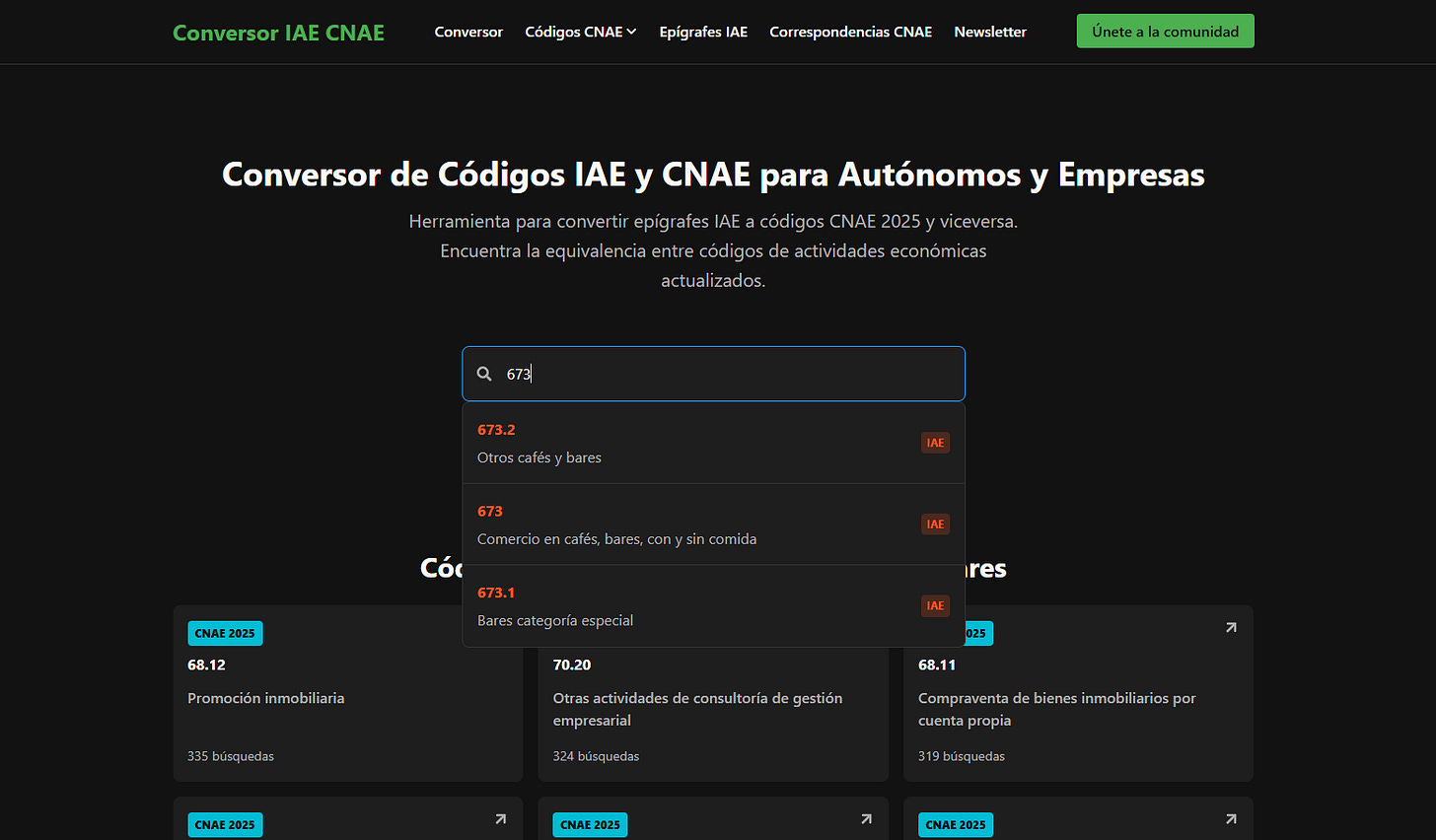 Cómo convertir un epígrafe IAE a código CNAE 2025. Guía paso a paso