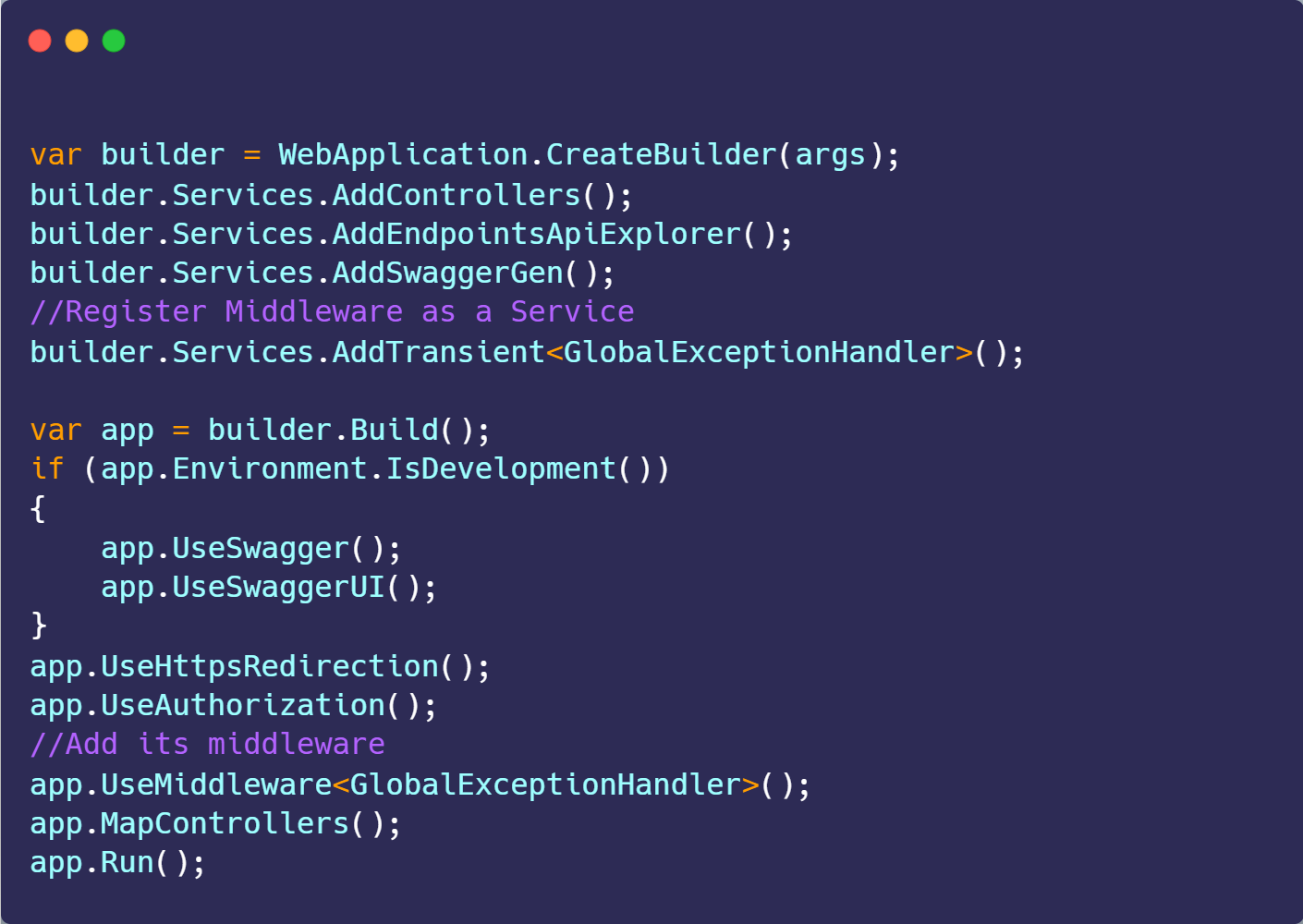 How to implement global exception handling in .NET Core How to implement global exception handling in .NET Core