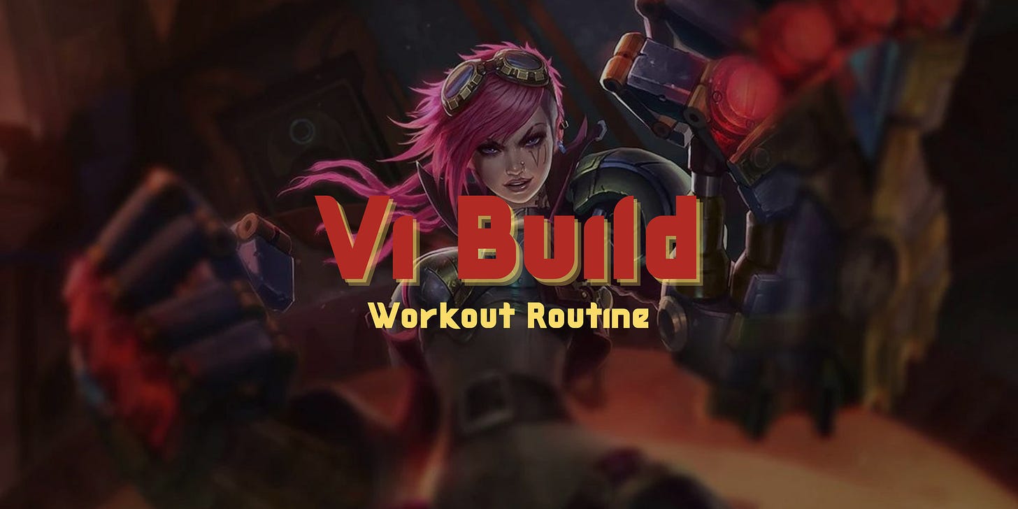 Vi (Arcane) Inspired Workout Plan - by Matthew Ali