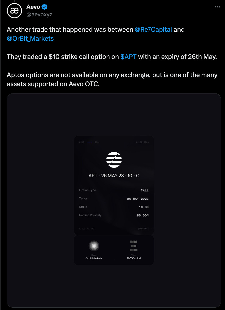 Aevo exchange is now Live on Mainnet and Open to the Public! 🚀