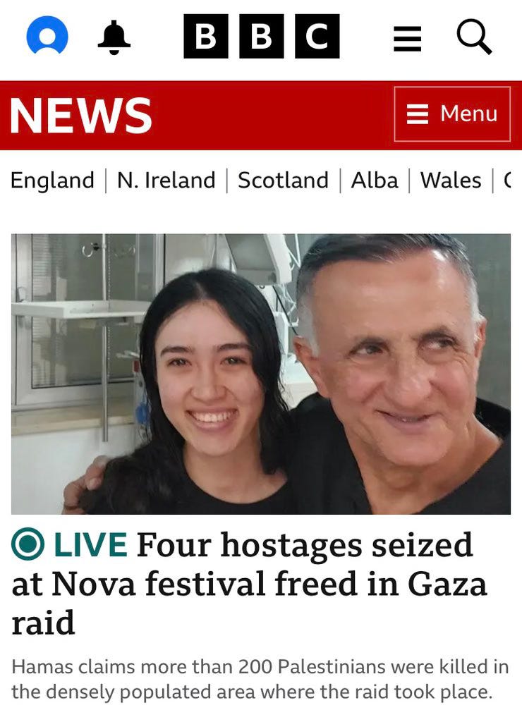 Four Hostages Freed; 274 Palestinians Killed – Bracing Views