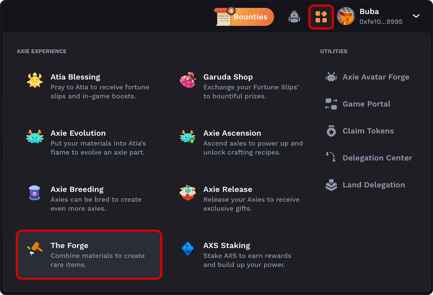 Forging is LIVE on App.axie! - by Axie Infinity