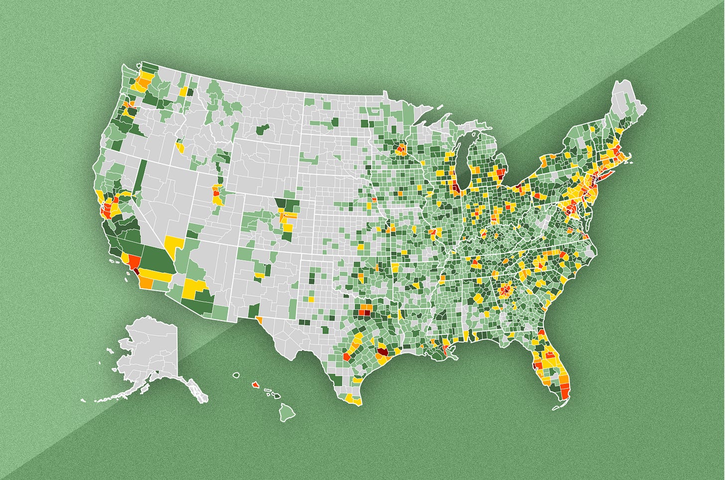 Off-Grid Ratings for All 50 States + All 3143 Counties