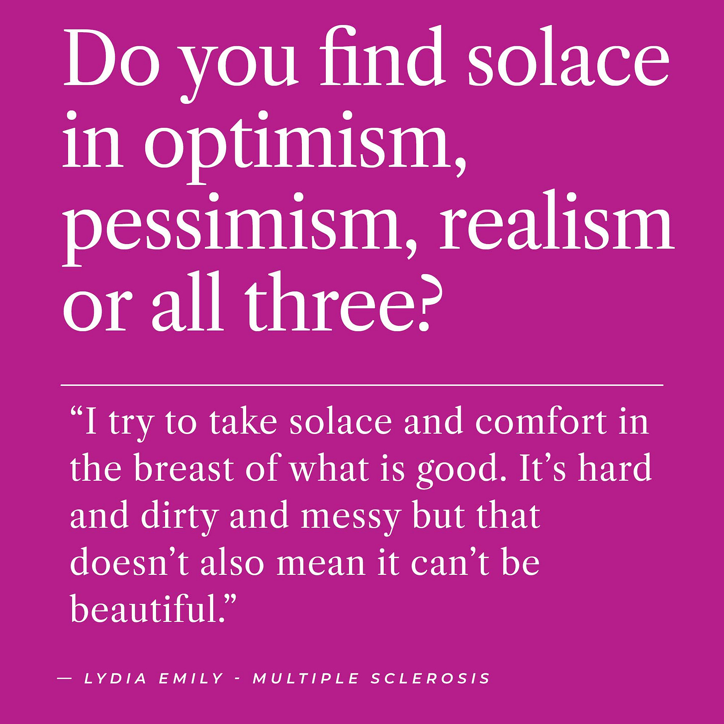 The optimism-pessimism-realism spectrum