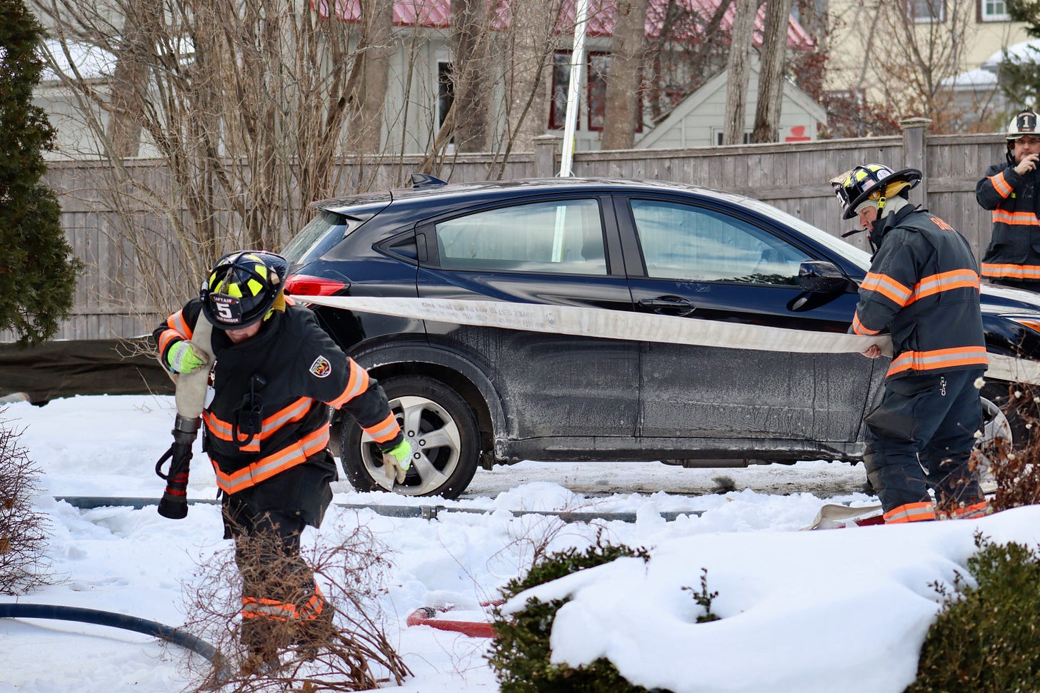 Bar Harbor Battles Three-Alarm Fire at Historic Downtown Home