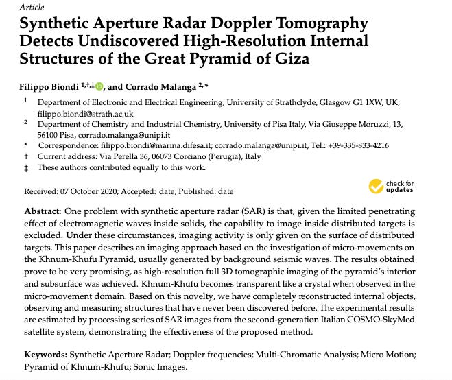 BREAKING: HUGE Structures Discovered 2km BELOW Pyramid of Giza!