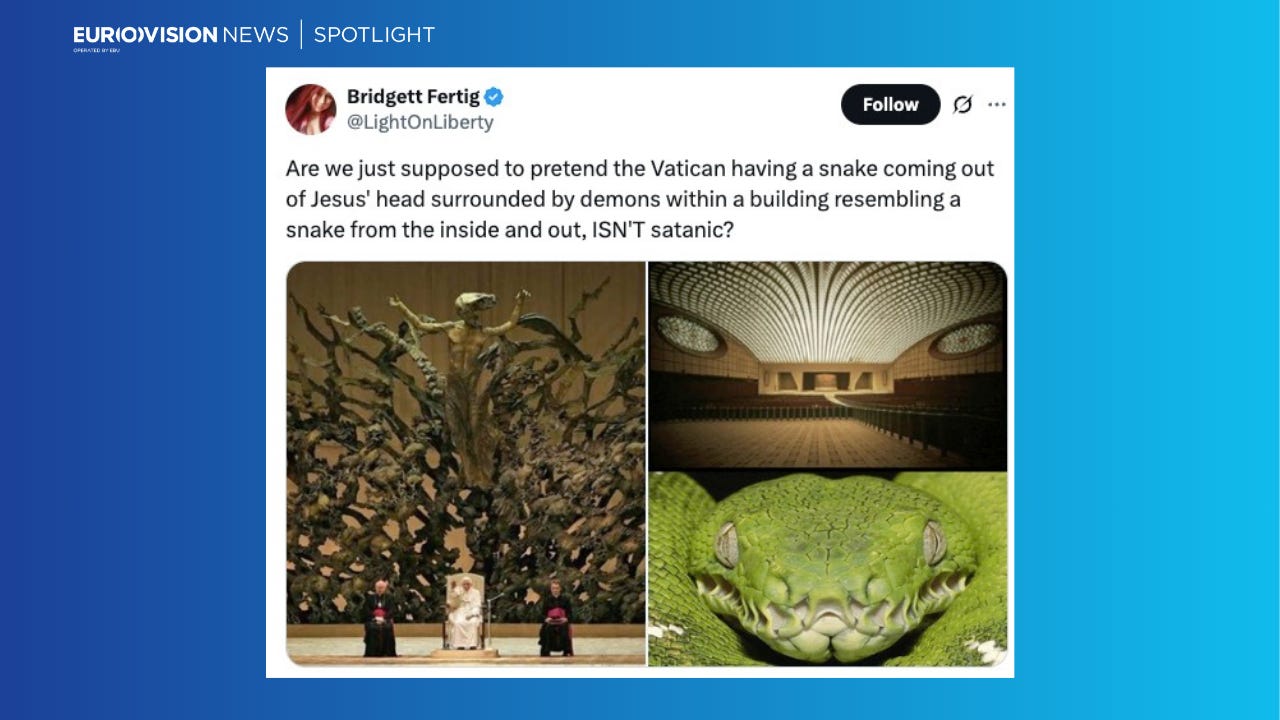 Satanic Vatican conspiracy theories debunked, AI fakes see pope meeting ...