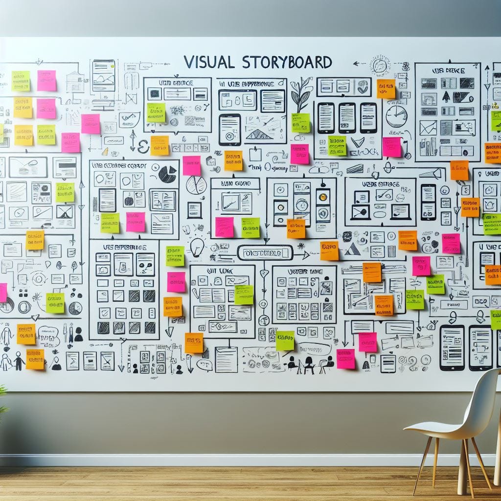 Creating a Visual Storyboard for UI/UX Design in Power BI