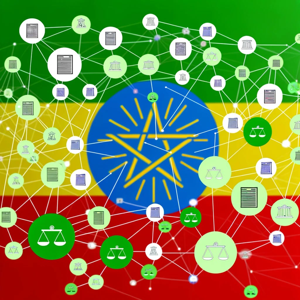 Leveraging Reverse Brain Drain: A Legal Knowledge Graph for Ethiopia