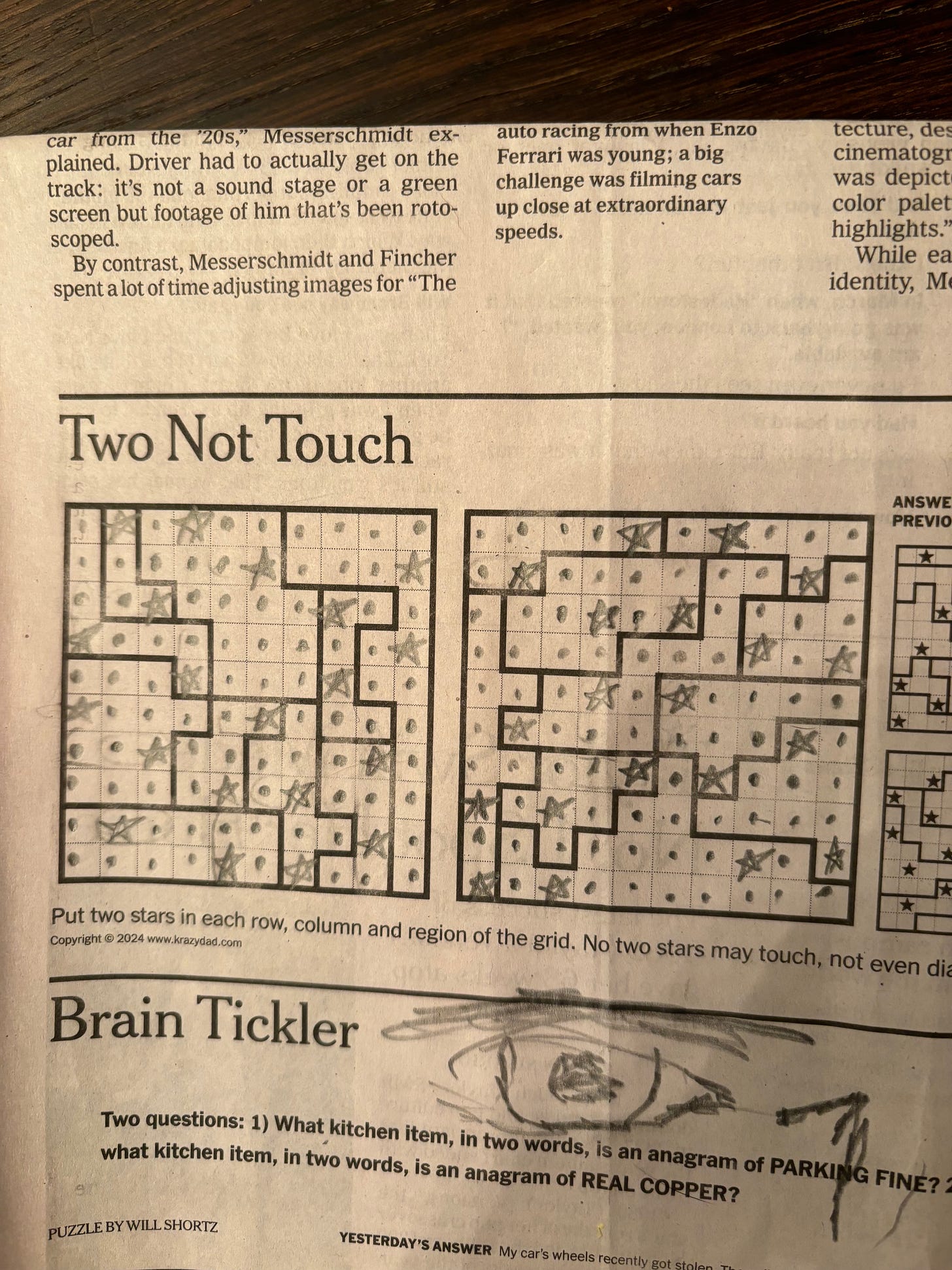 Two Not Touch - by Daisy Alpert Florin