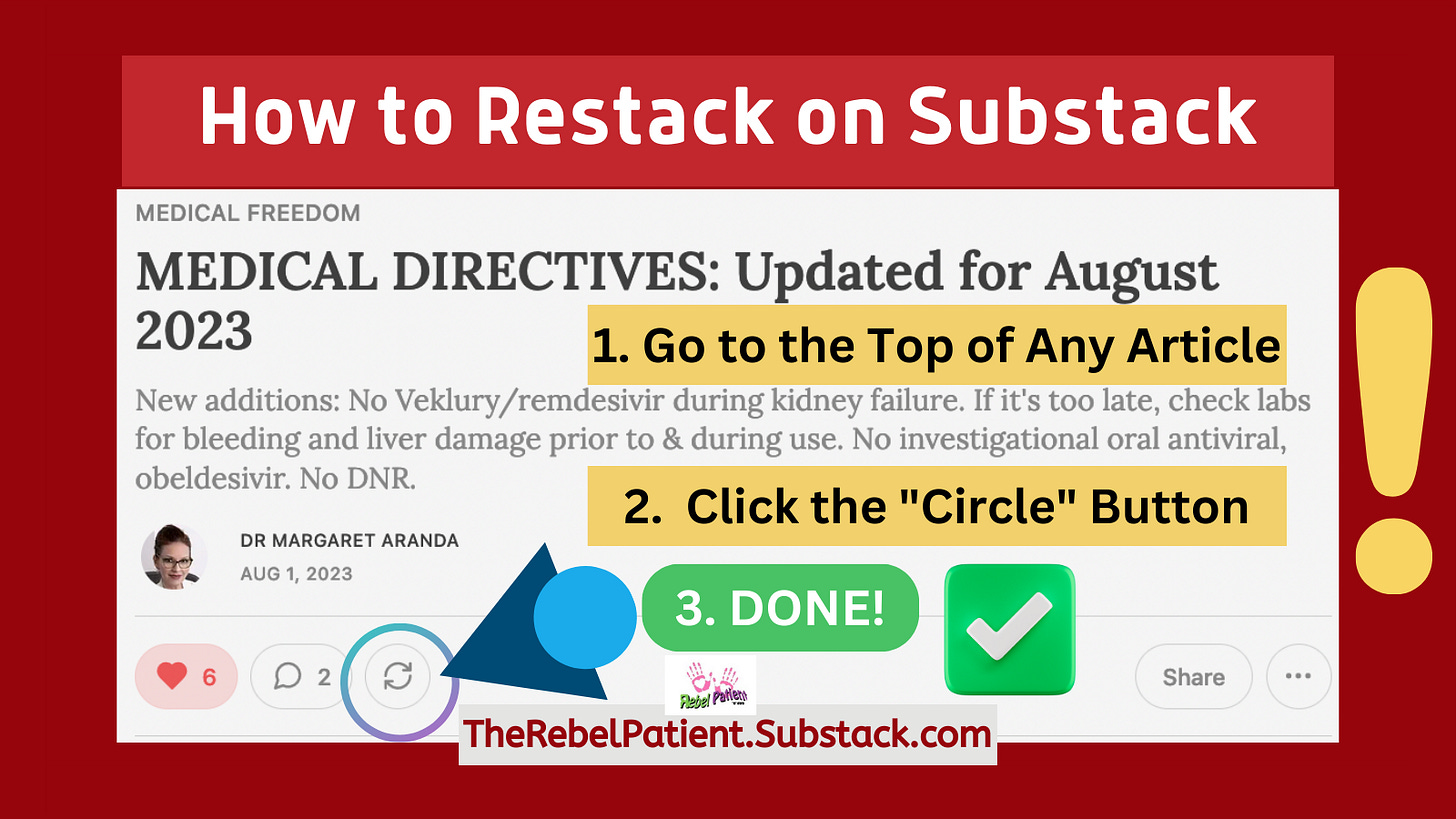 Grow Your Reputation and Email List Today on Substack: Restack or Cross ...