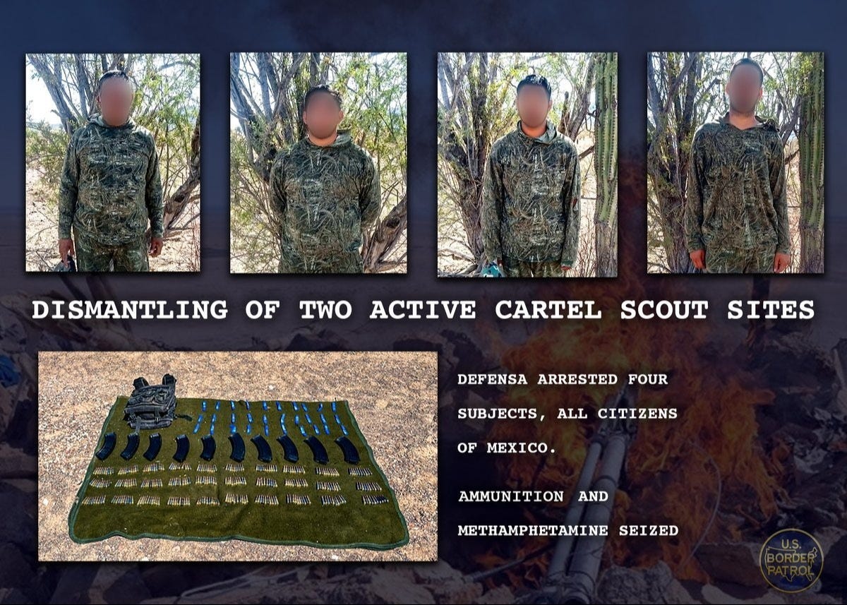 Raids Target Cartel Border Outposts - "Scout Sites" Destroyed