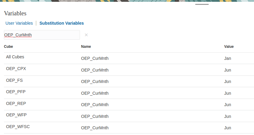 Update Substitution Variables - by Shehzad - EPM Insider