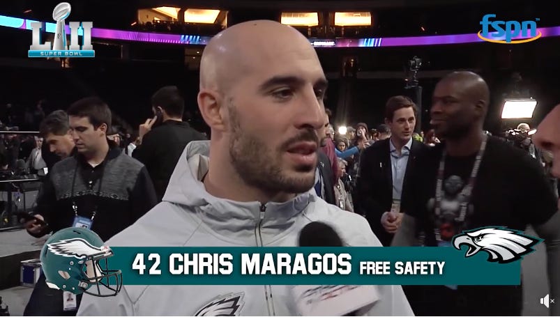 Jury awards former Eagles captain Chris Maragos $43.5 Million