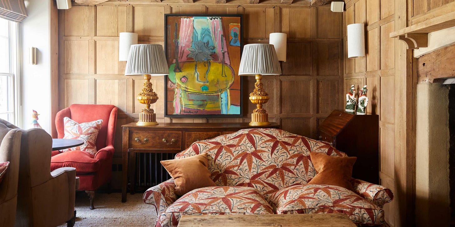 The best pubs with rooms for interiors inspiration