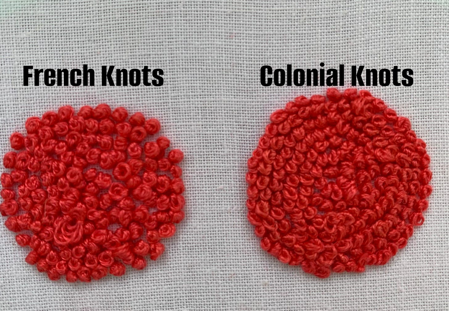 Faux French Knots - by Janice Weiser