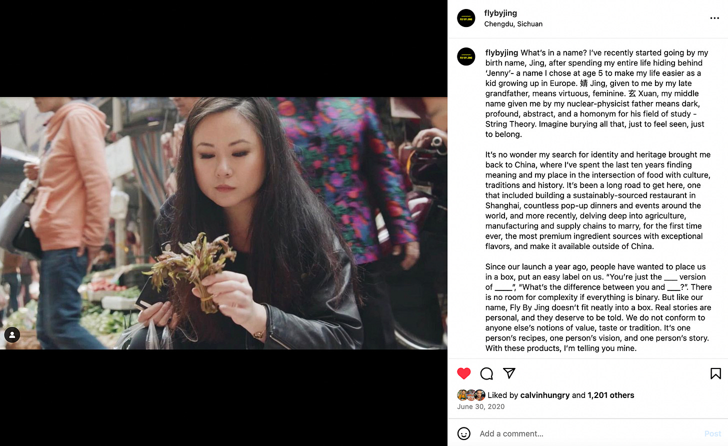 How Fly By Jing's Founder Stays Involved on Social