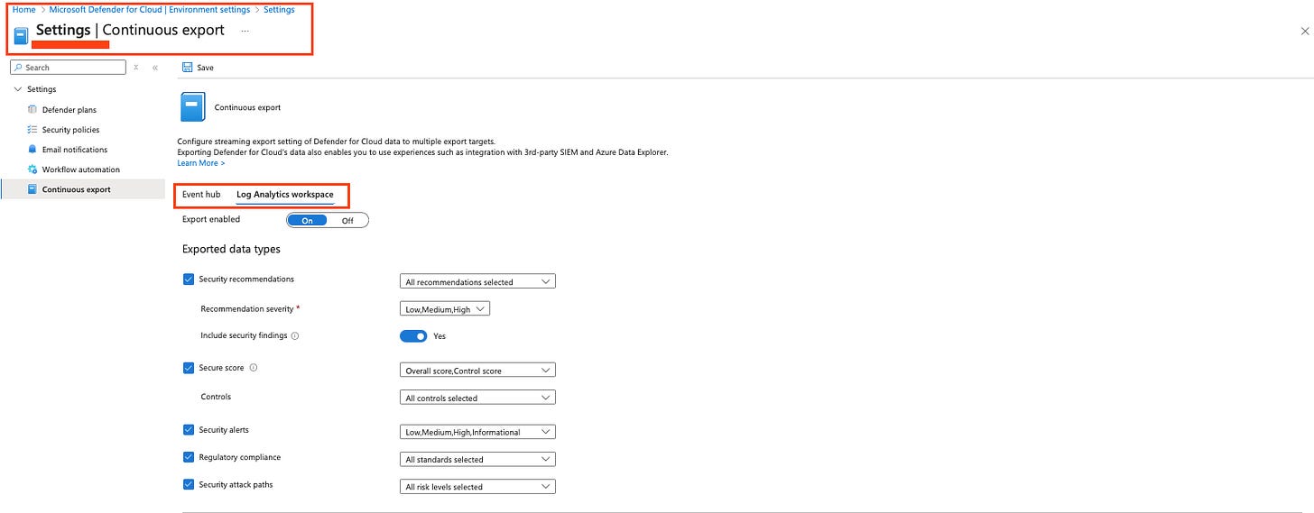 Defender For Cloud - under the hood: Continuous export at scale