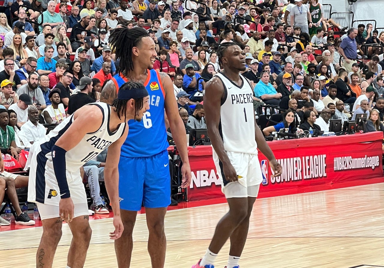 Kendall Brown is 100% healthy and staying with the Pacers on a two-way ...