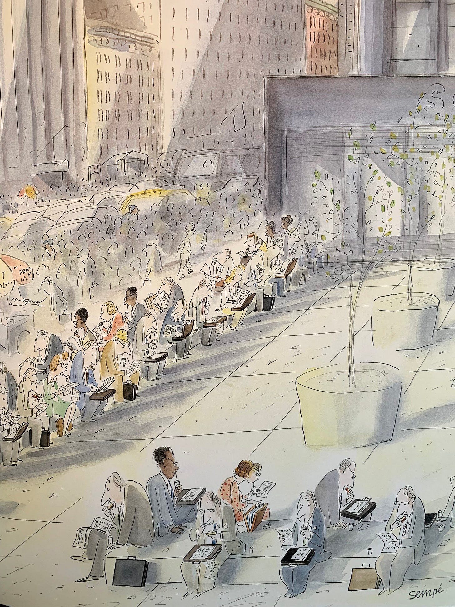 Sempé's cats and dogs - by Bailey Richardson - Art Dogs