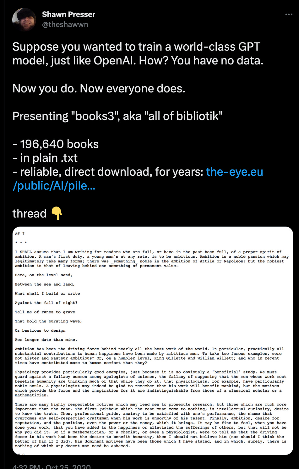 Has your book been used to train the AI?