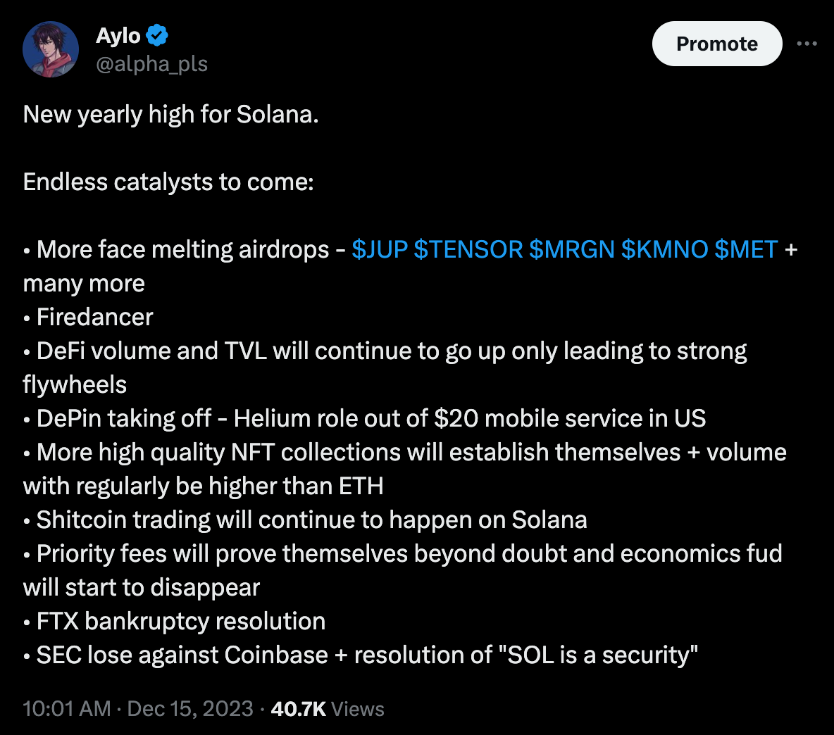 My Crypto Ideas for 2024 - by Aylo - alpha please