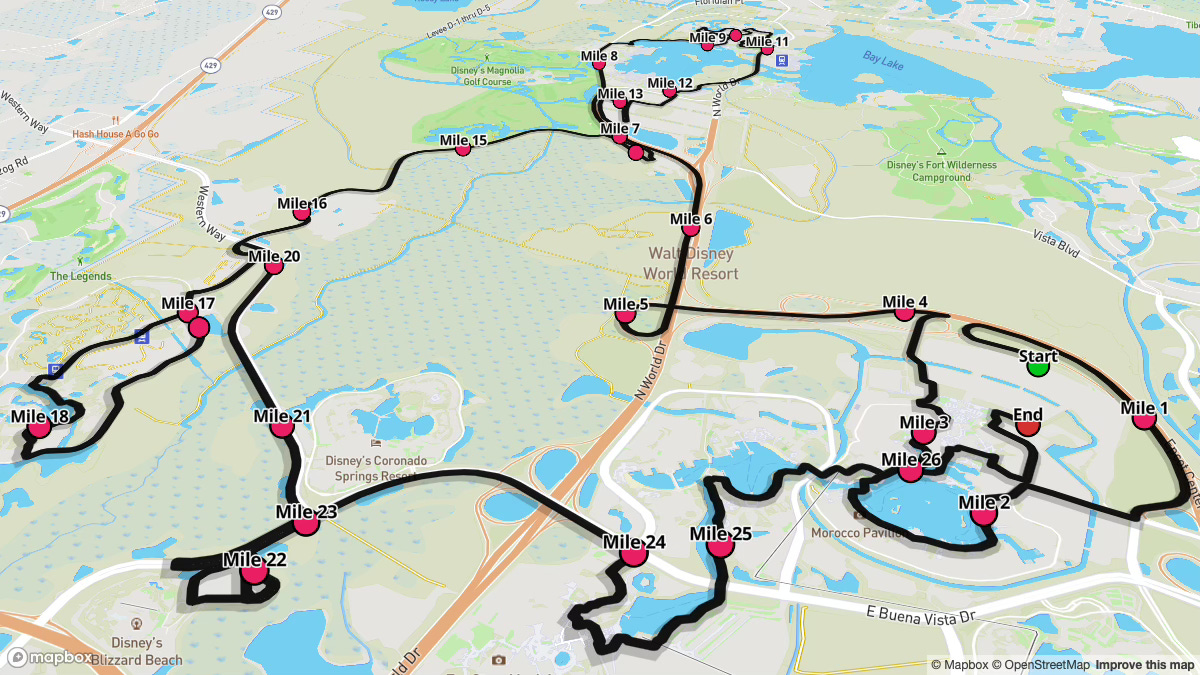 The 2025 Walt Disney World Marathon Course Guide