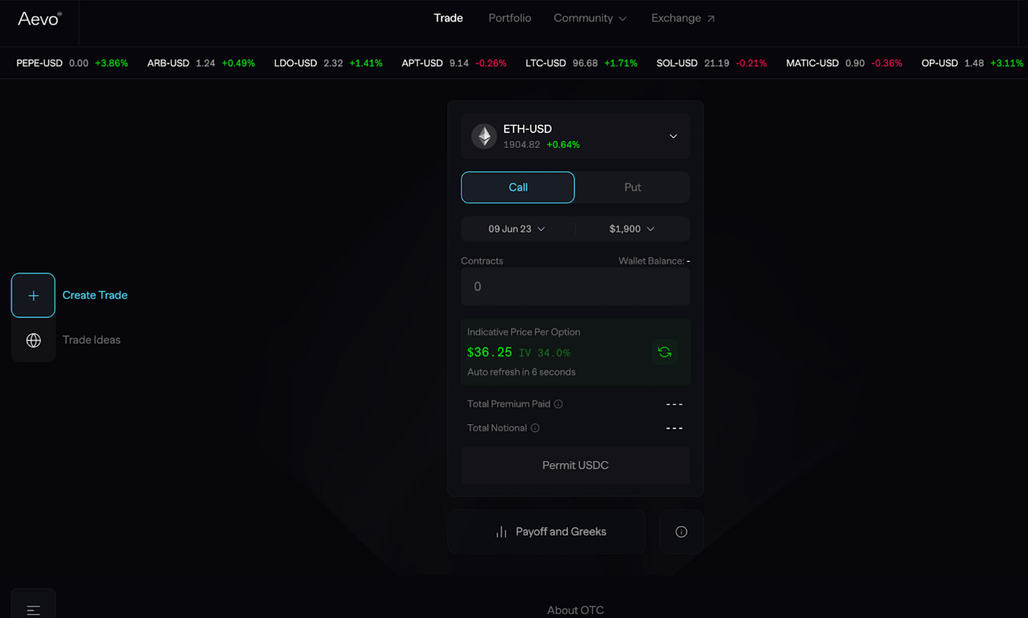 Aevo exchange is now Live on Mainnet and Open to the Public! 🚀