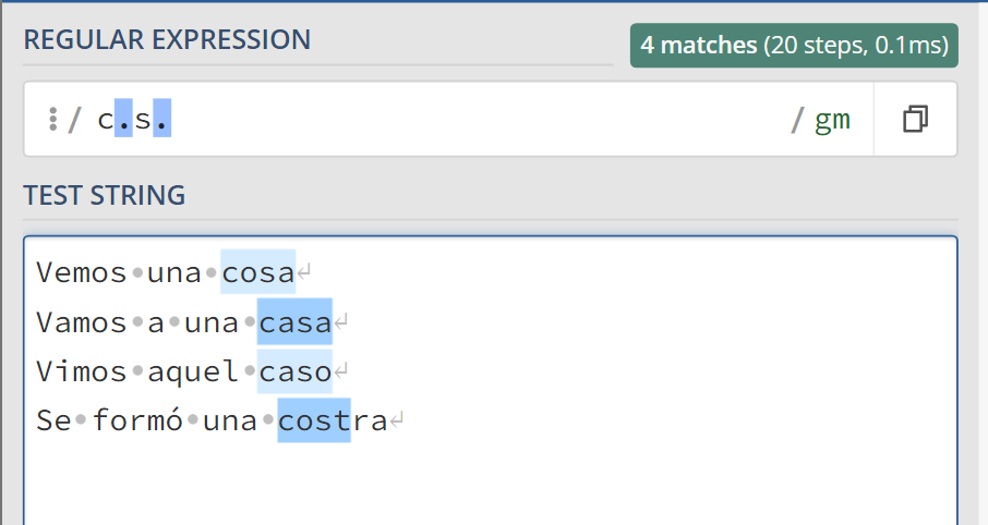 Expresiones Regulares (RegEx)