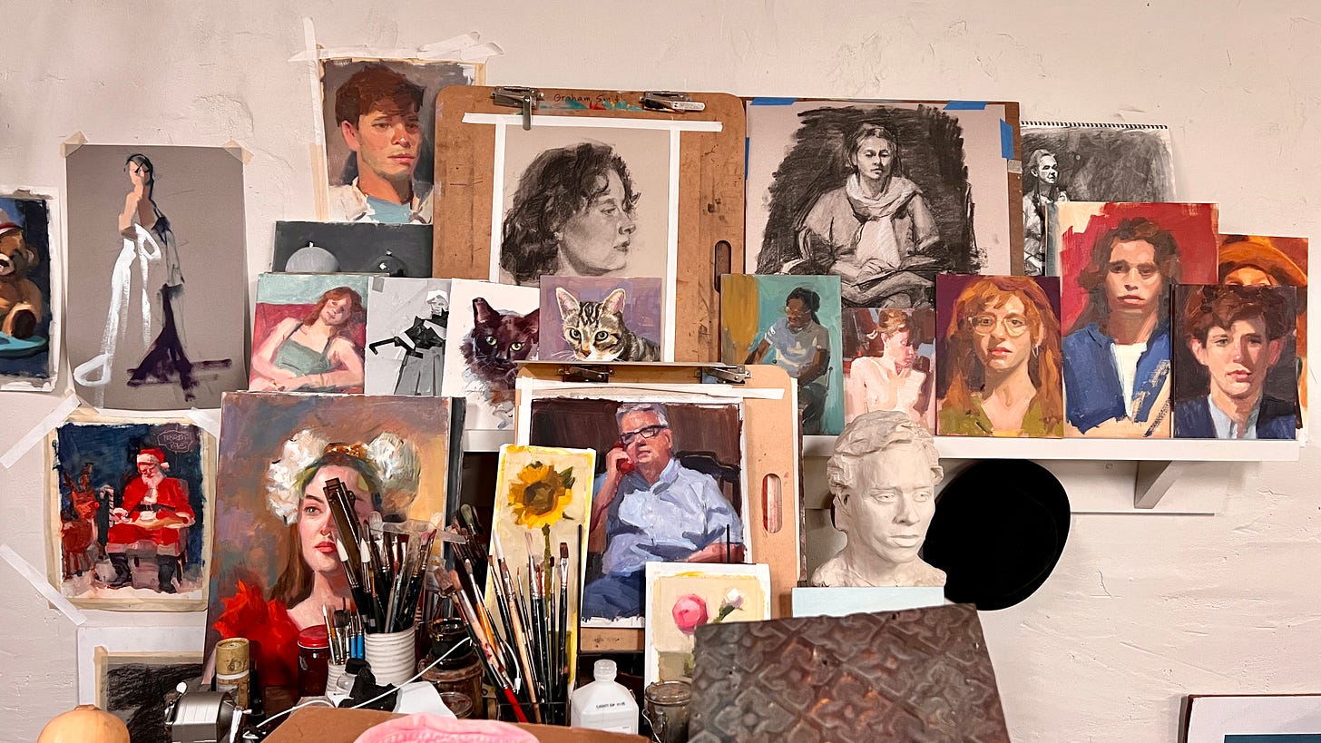 Open Studio - by Sandi Hester - An Artist's Life