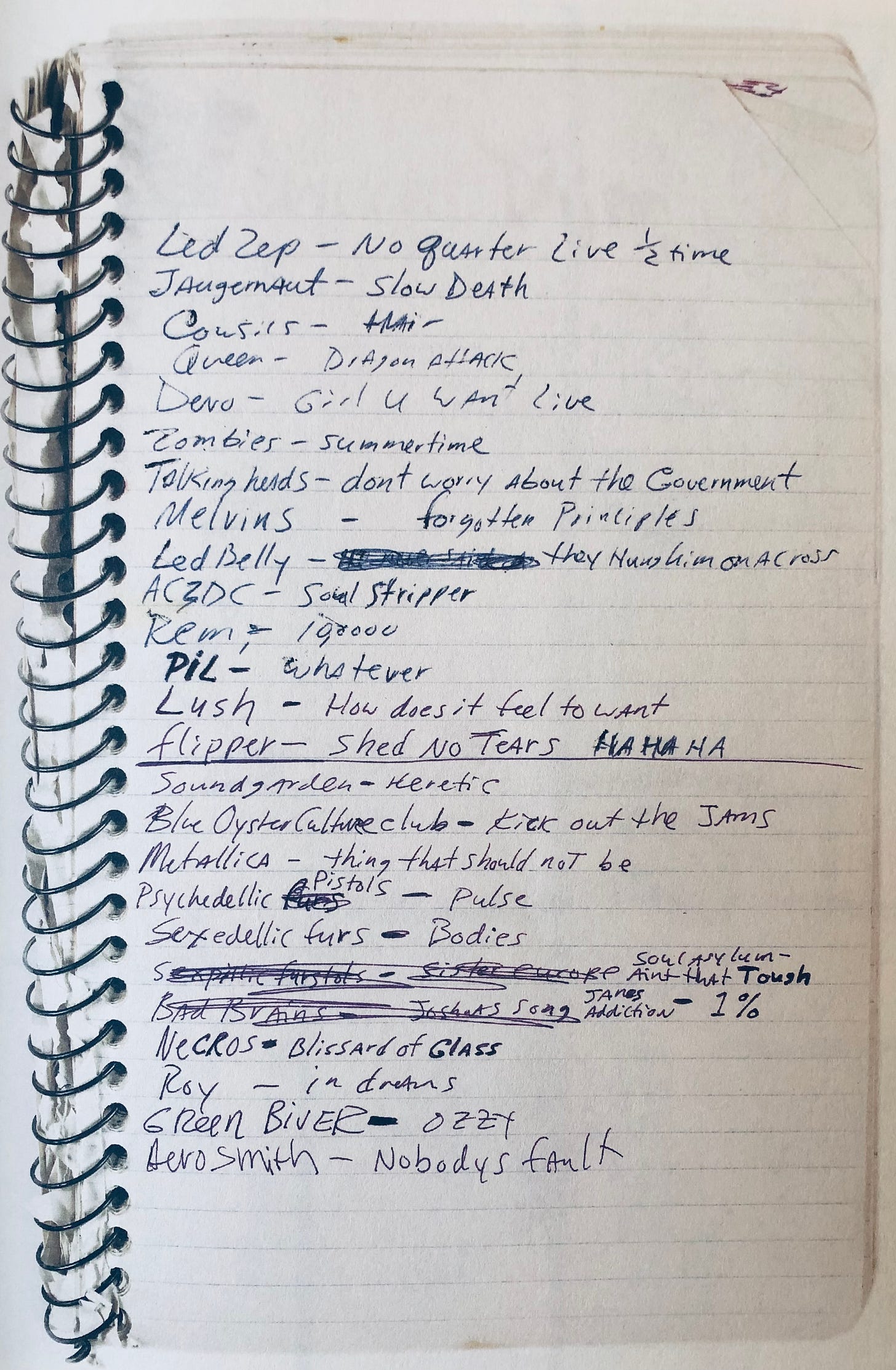 Kurt Cobain's Spiral Notebooks - by Jillian Hess - Noted