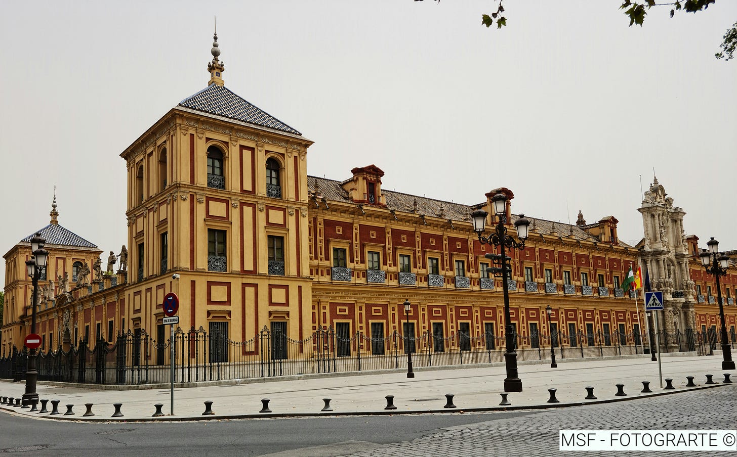 Palacio de San Telmo: fachada principal (Sevilla) – FOTOGRARTE