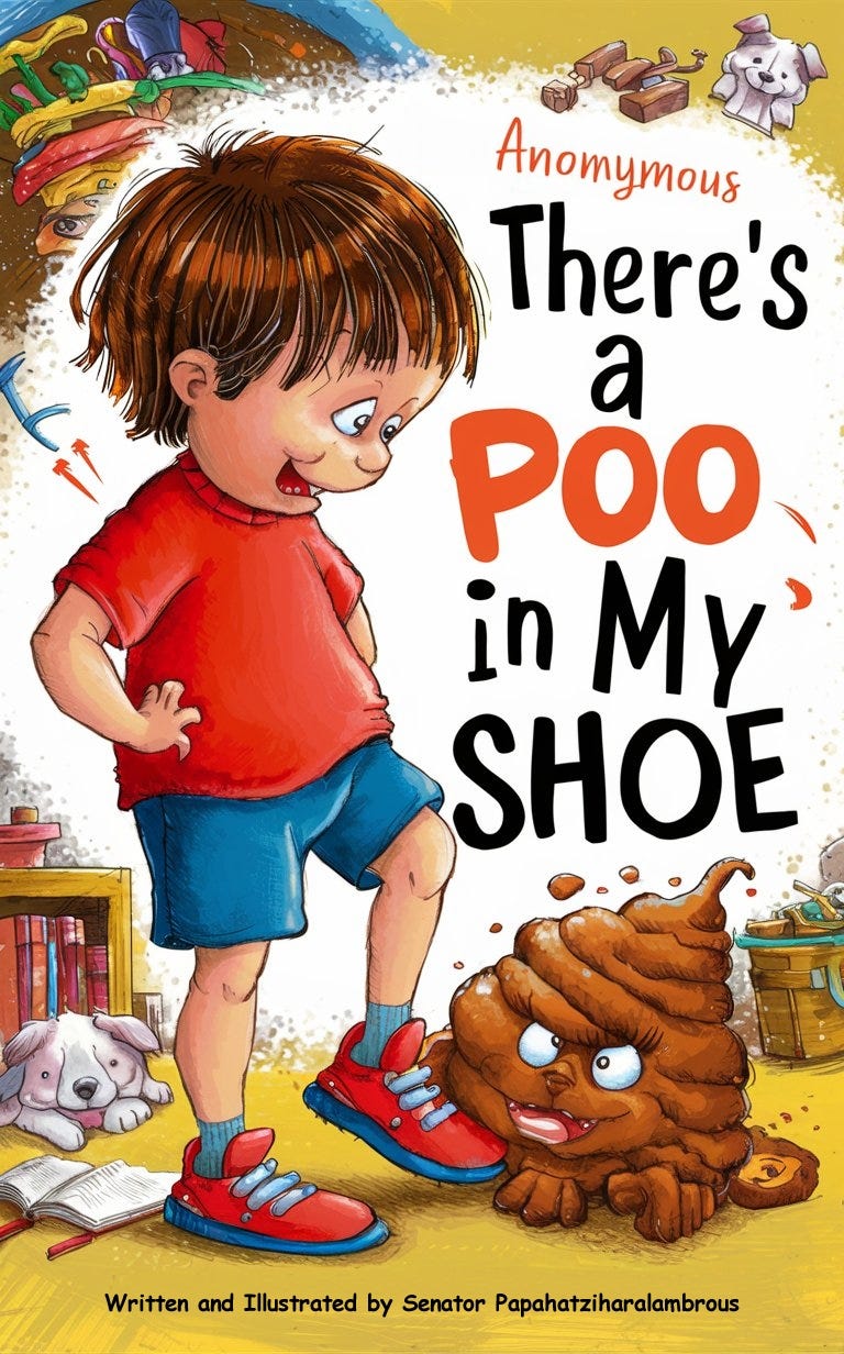 There's A Poo In My Shoe - by Senator Papahatziharalambrous