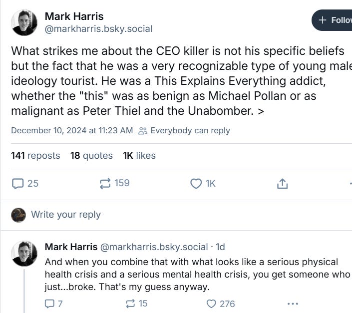 Understanding Luigi Mangione - Philosophy bear