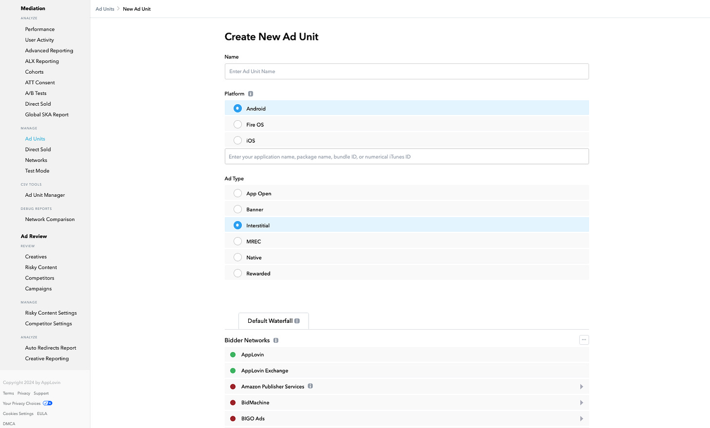 Getting Started with Ad Revenue: Applovin MAX