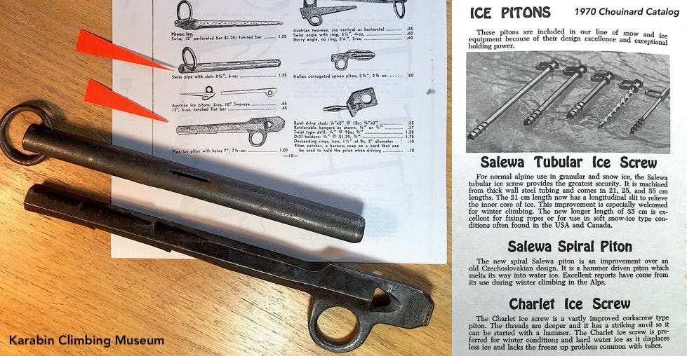 Ice Tool Developments and Innovations (brief)