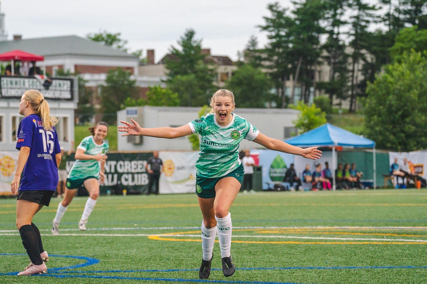 Vermont Green FC Wins Club's First-Ever Women's Match
