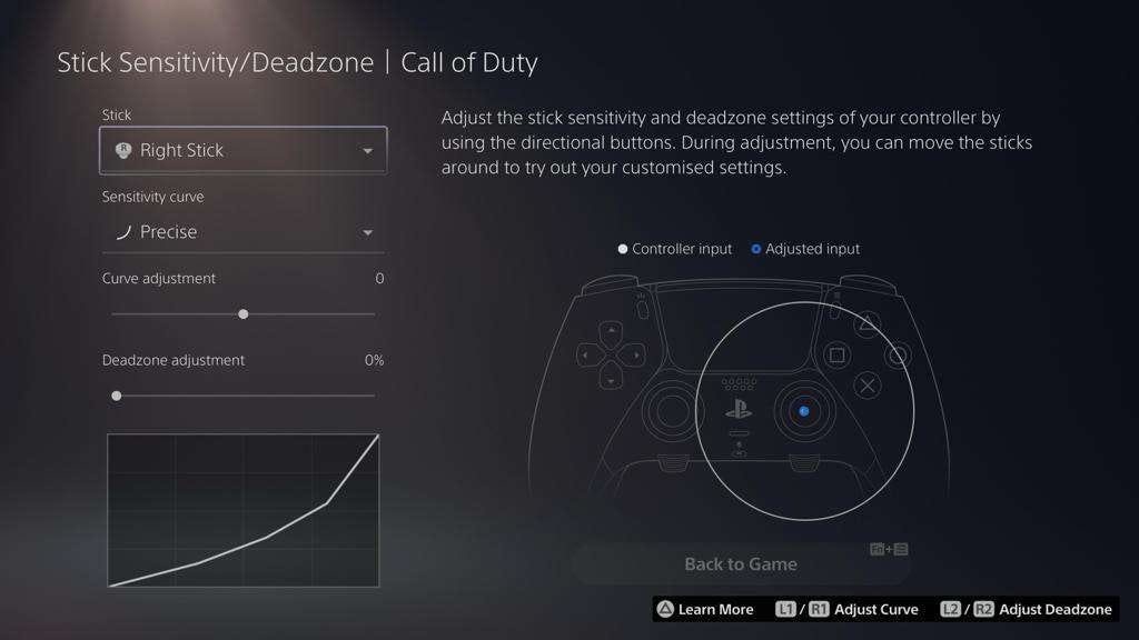 Best DualSense Edge settings for Call of Duty Warzone
