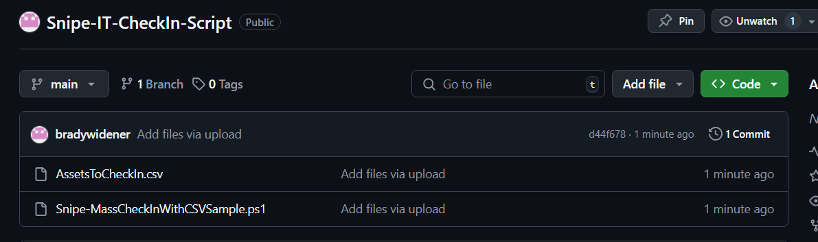 Snipe IT - Device Check-in Script with Powershell