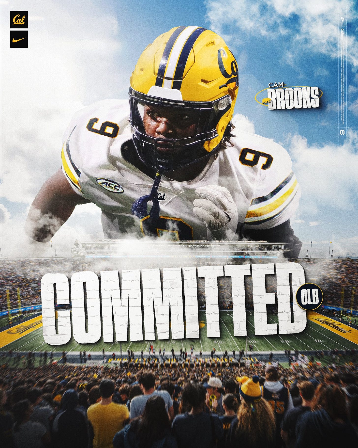 Cal football recruiting lands a commitment from edge Cam Brooks
