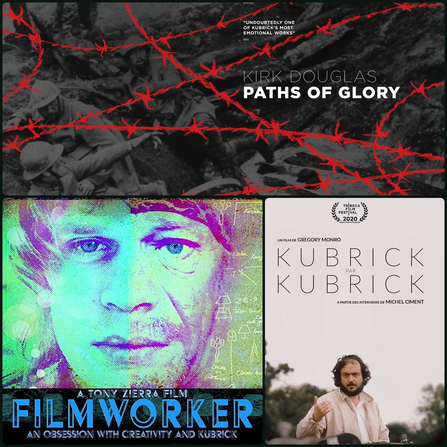 [Film Review] Paths of Glory (1957), Filmworker (2017), Kubrick by Kubrick (2020)