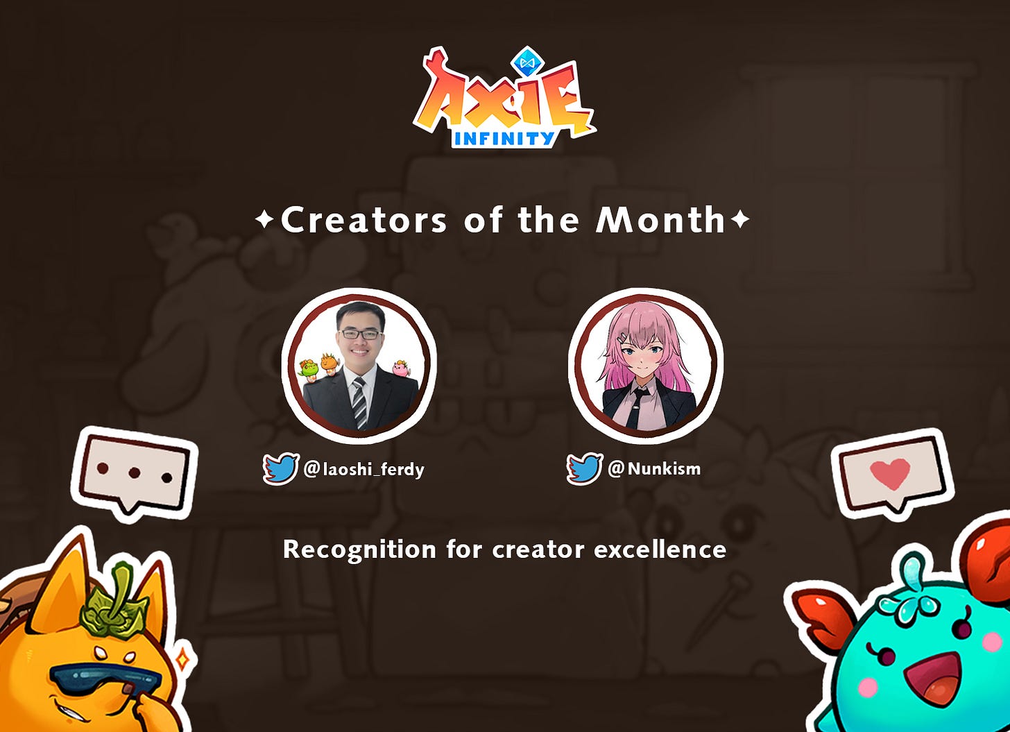 The Axie Creator Program - by Axie Infinity - The Lunacian