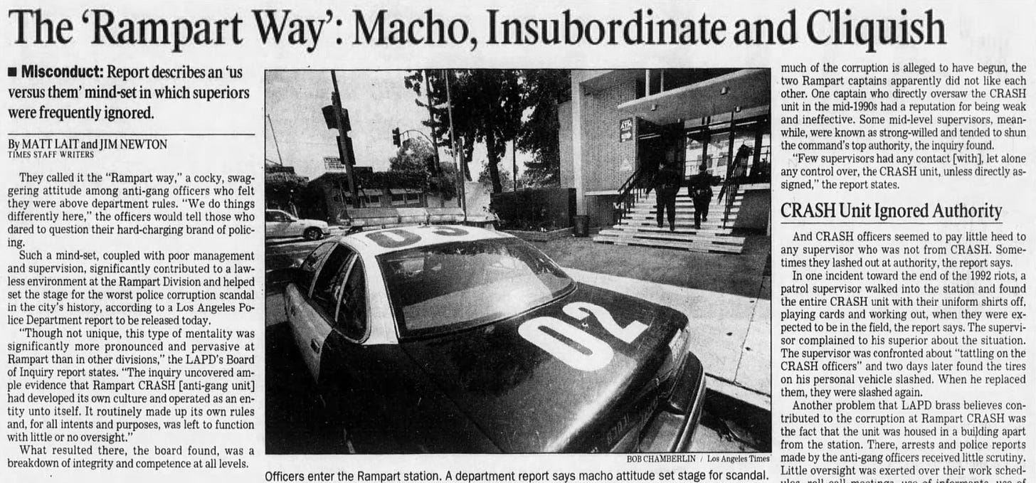 CRASH: A Look at the Controversial LAPD Gang Unit That Inspired the ...