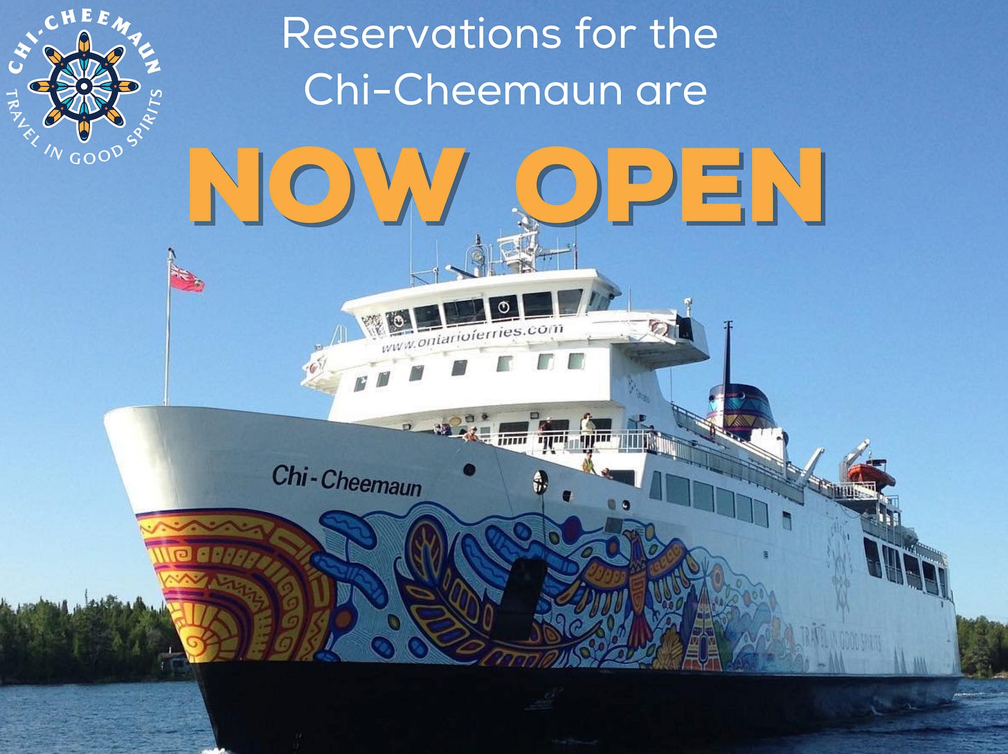 Chi-Cheemaun Reservations Now Open for 2025 Sailing Season
