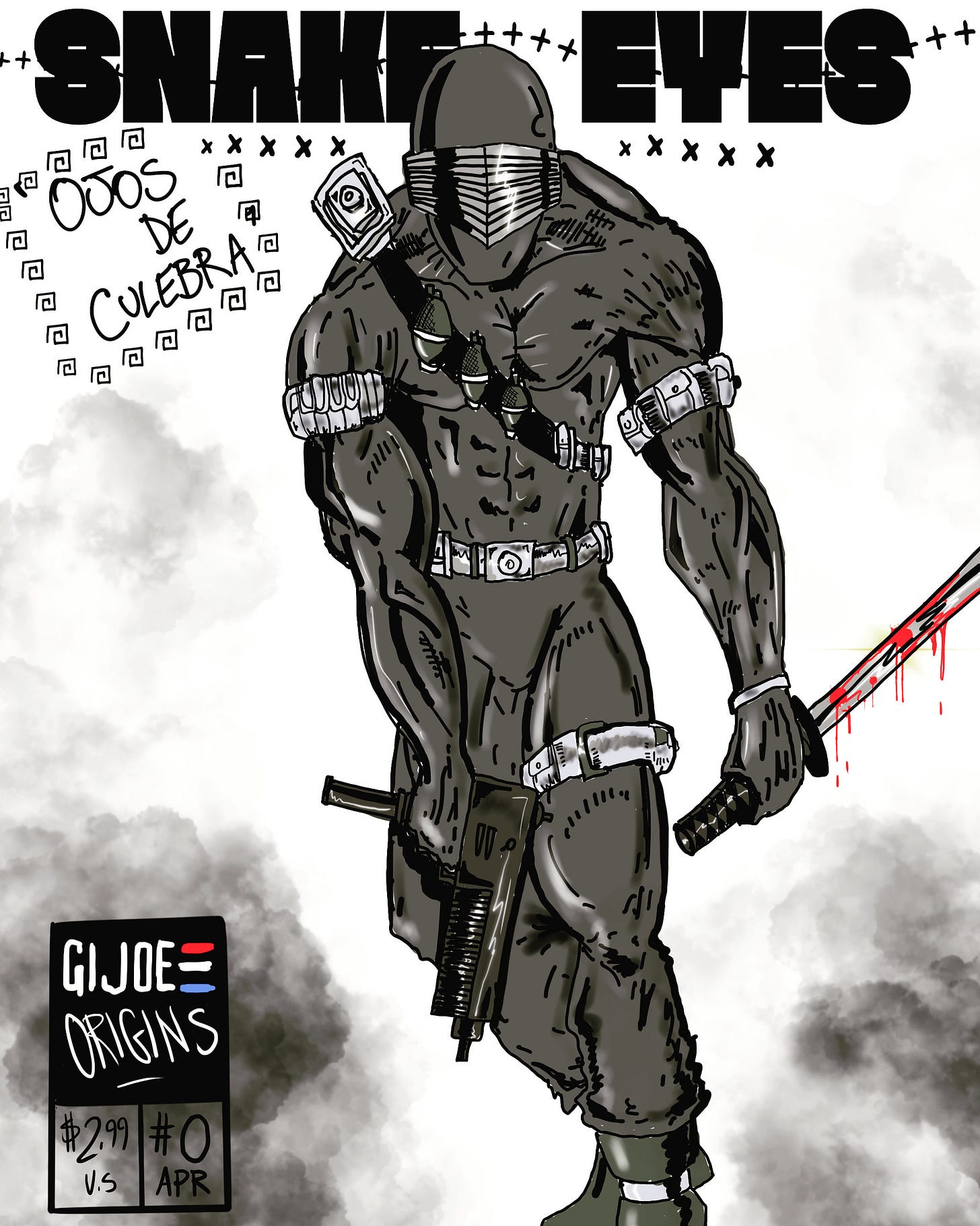 Snake Eyes Mutha F'ers! - by christopher Kaine