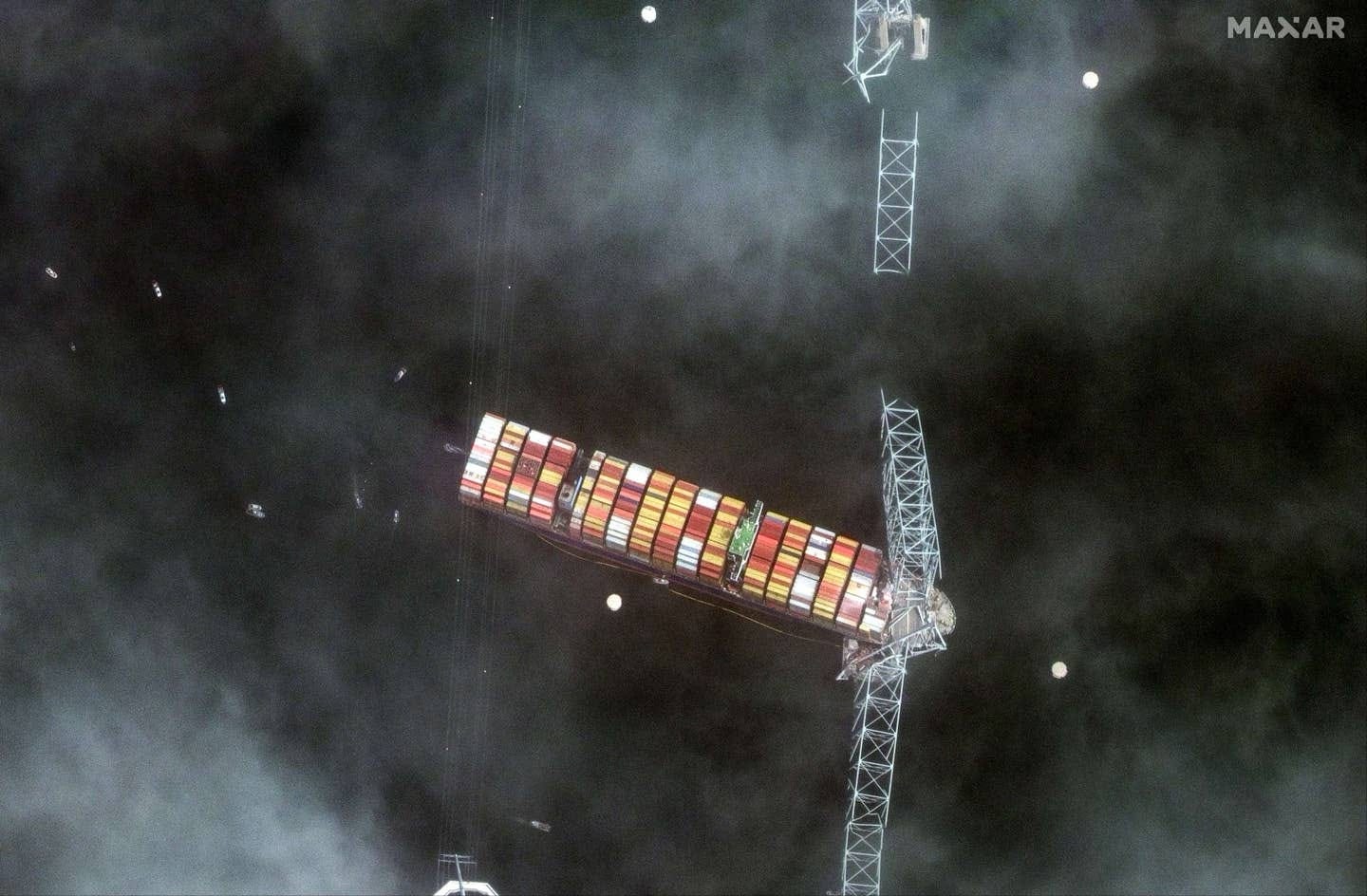 Two of the Fastest U.S. Sealift Ships Trapped by Baltimore Bridge Collapse