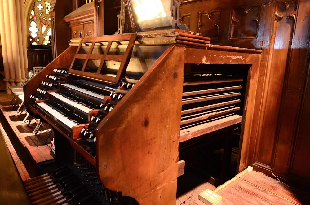 The organs of Old St.Patrick's Cathedral, New York