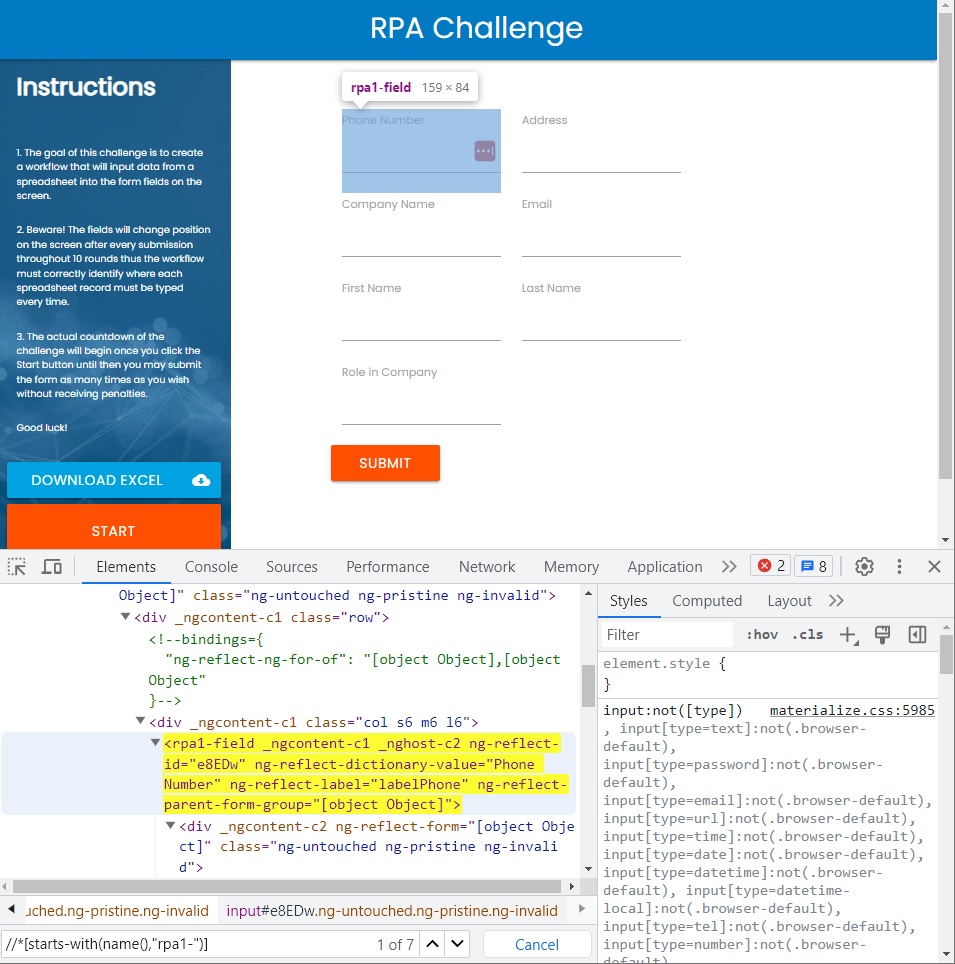 Xpath: Encuentra cualquier elemento en una página web